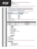 Imran Khan CV 2 | PDF | Peshawar | Software