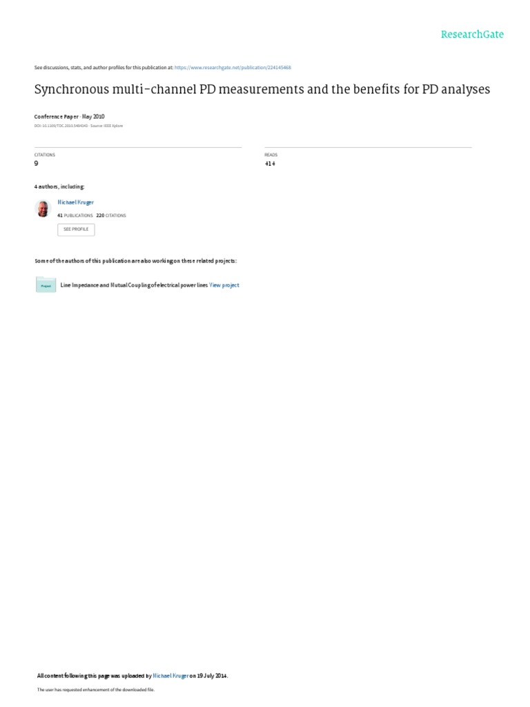 Omicron - Synchronous Multi-Channel PD Measurements and The Benefits ...