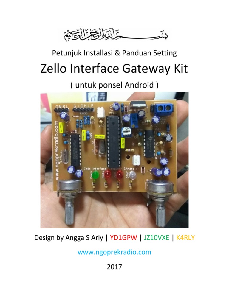 Petunjuk Installasi Zello Android Gateway | PDF
