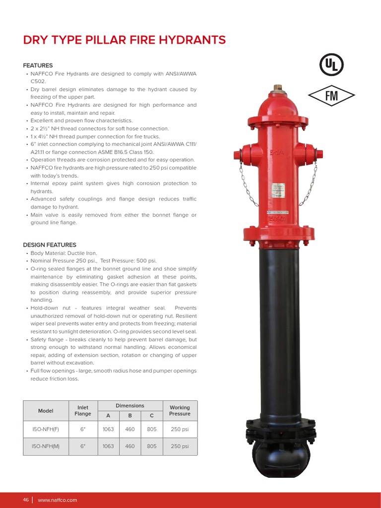 Fire DRY Hydrants | PDF | Valve | Mechanical Engineering