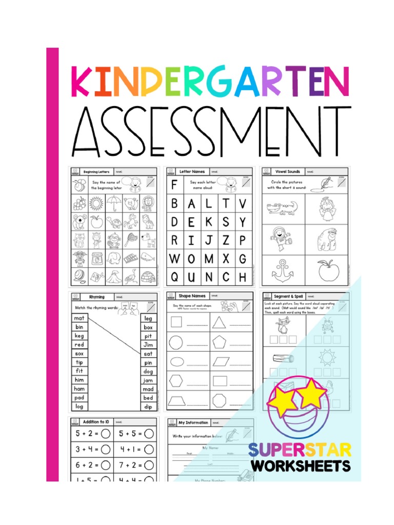 Kindergarten Assessment Pack | PDF