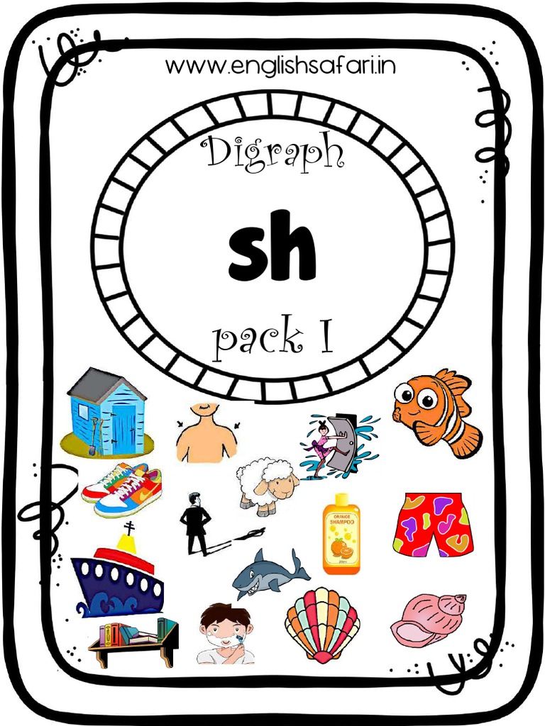Digraph SH PackI | PDF | Orthography | Communication