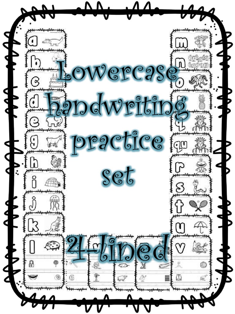 Lowercase Handwriting Practice 4lined | PDF | Communication | Business