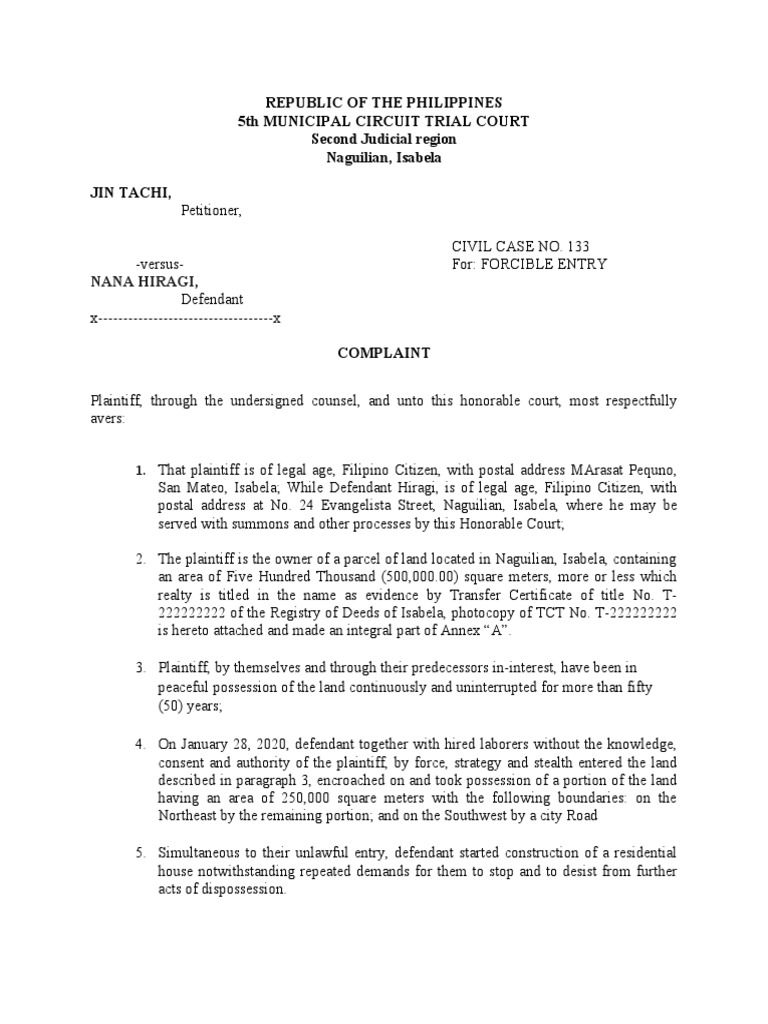 Petition For Issuance of Writ of Preliminary Mandatory Injunction | PDF ...