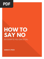 The Power of Saying No | PDF