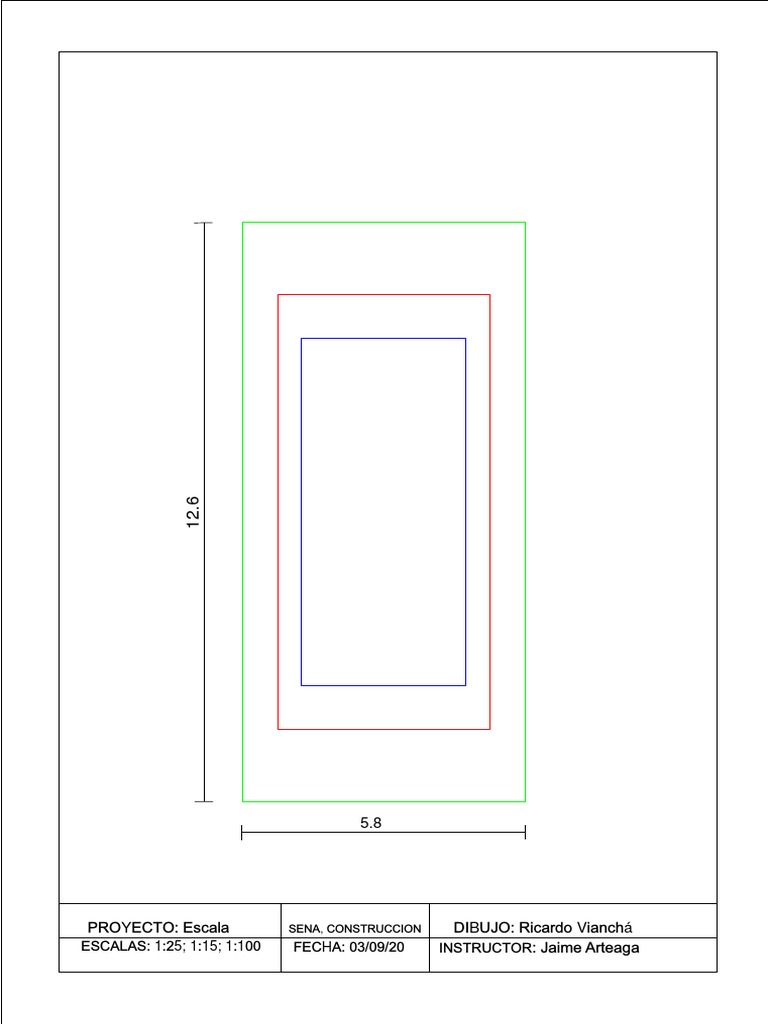 Escalas Planos Construccion PDF | PDF