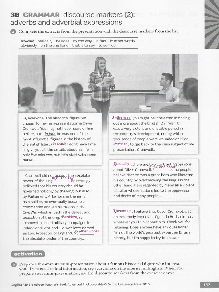 Discourse Markers | PDF