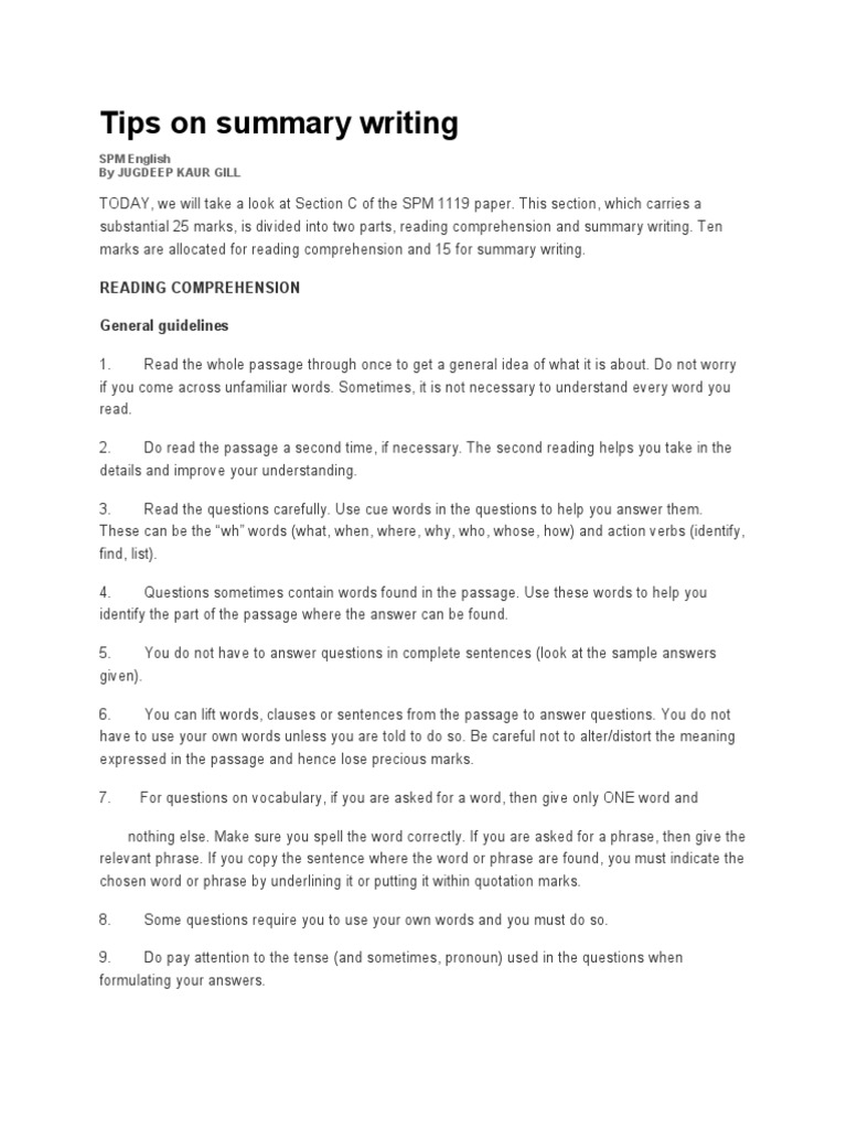 summary-writing-questions-paper-2-question-3-summary-writing-2019