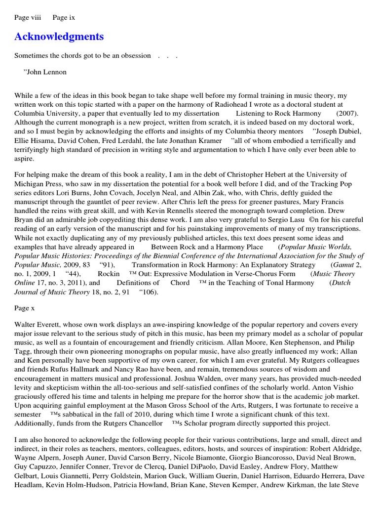 Hearing Harmony - Notes | PDF | Chord (Music) | Harmony