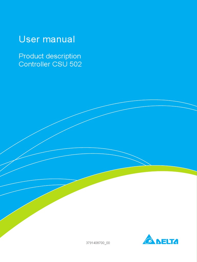 User Manual: Product Description Controller CSU 502 | PDF | Relay ...