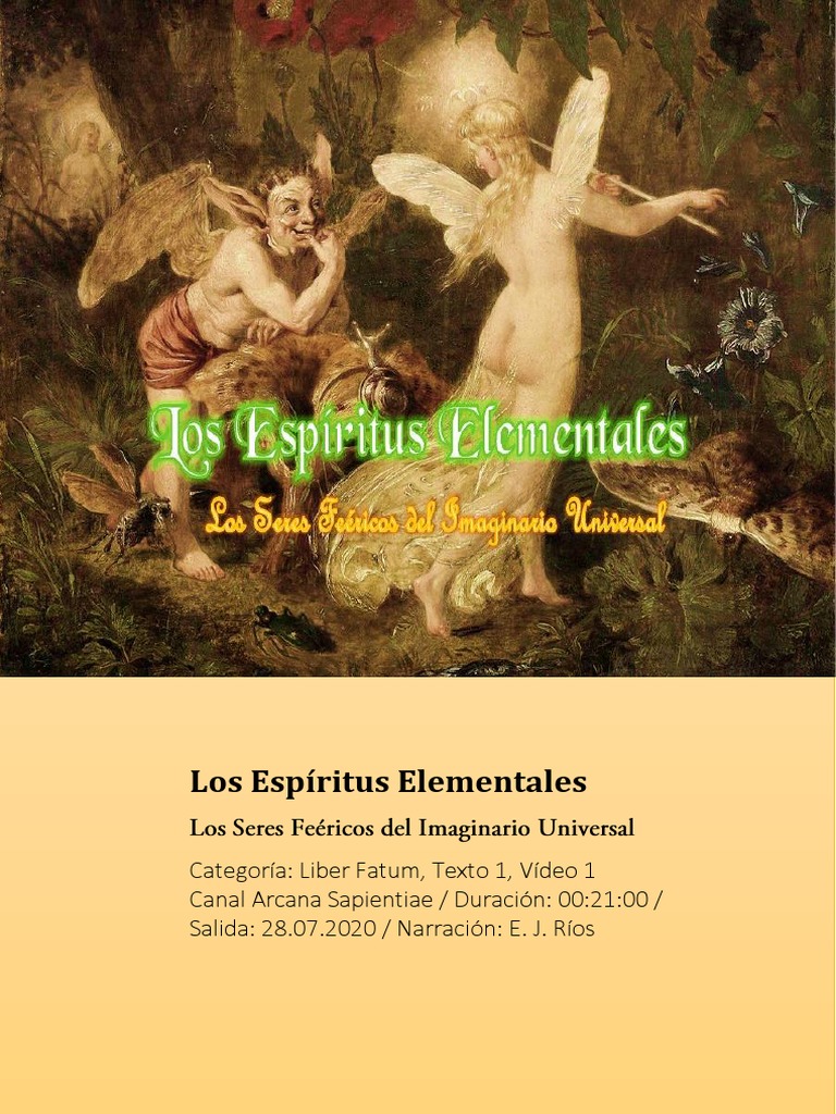 Seres Feéricos - Los Elementales PDF | PDF