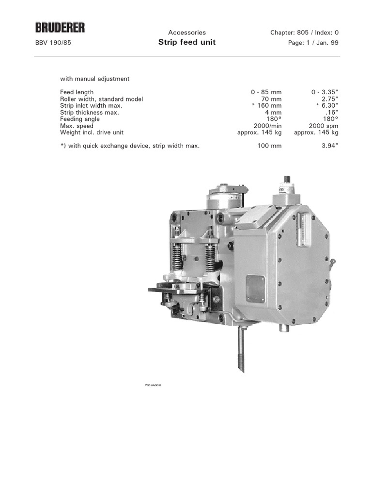 Manual BBV 190 852 | PDF | Screw | Bearing (Mechanical)