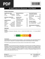 Normal Breast Ultrasound Report Template | PDF