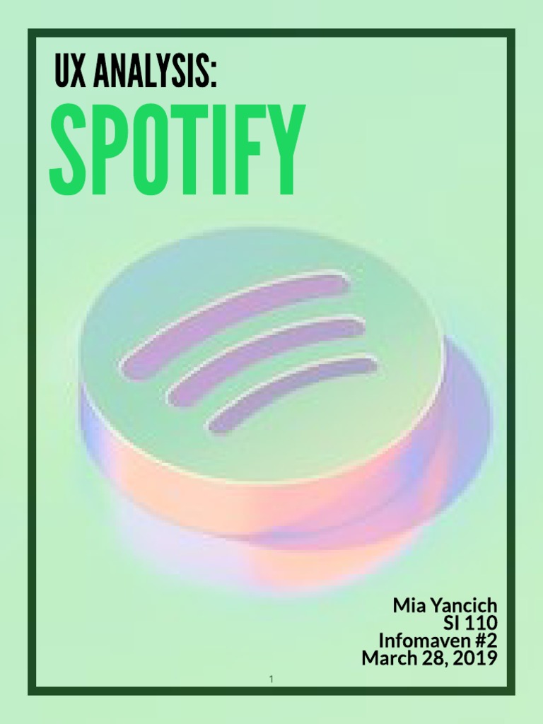 Spotify Heuristic Evaluation | PDF | Spotify | User Experience