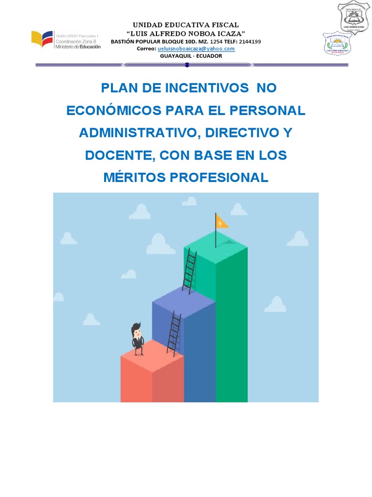 D1.C2.D16 - Plan de Incentivo No Económico | PDF | Ecuador | Maestros