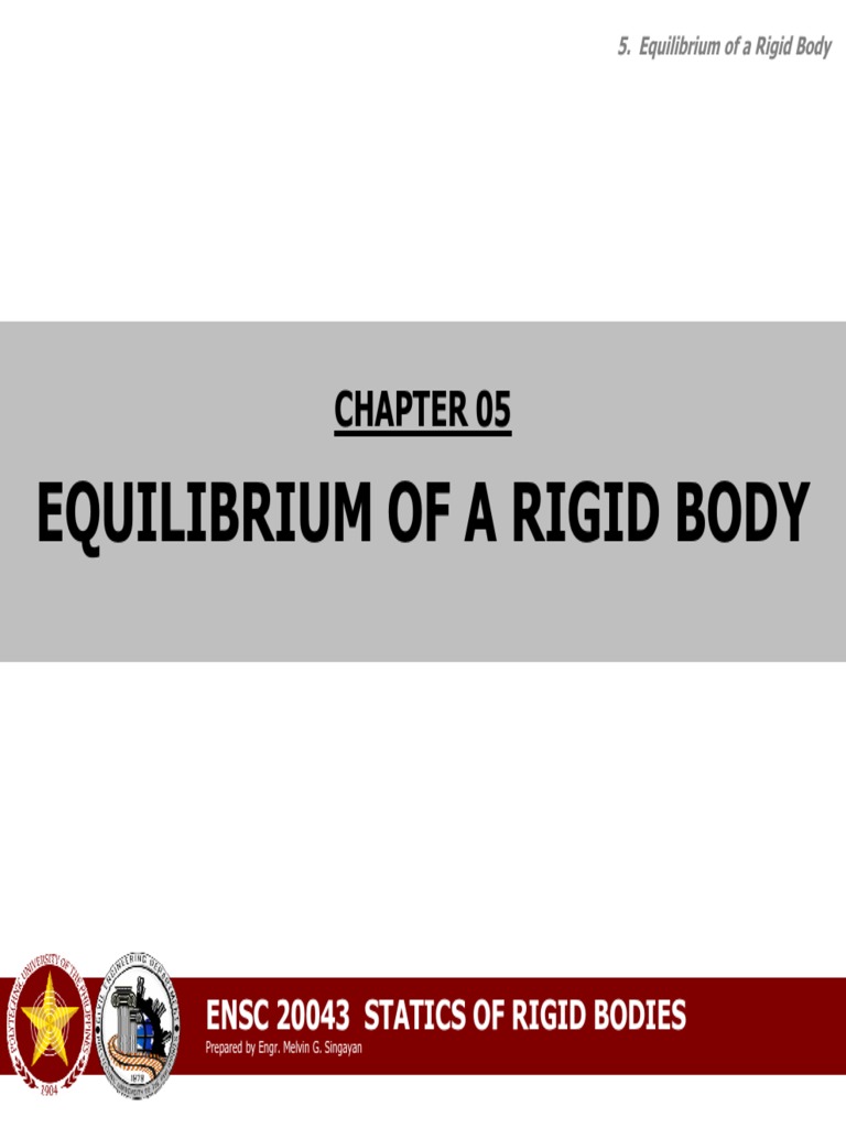 Rigid Body Equilibrium Principles | PDF | Force | Euclidean Vector