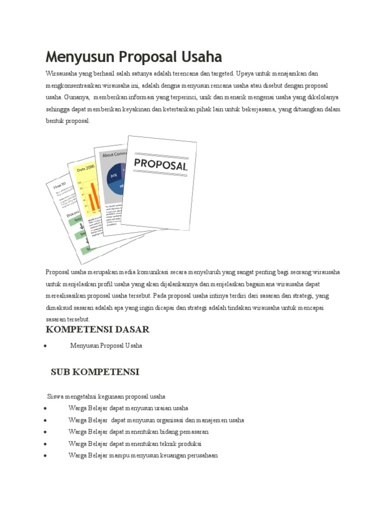 Menyusun Proposal Usaha | PDF