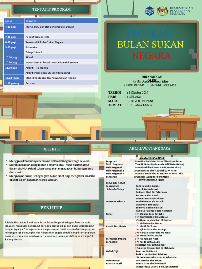 BUKU PROGRAM Hari Sukan NEGARA) | PDF