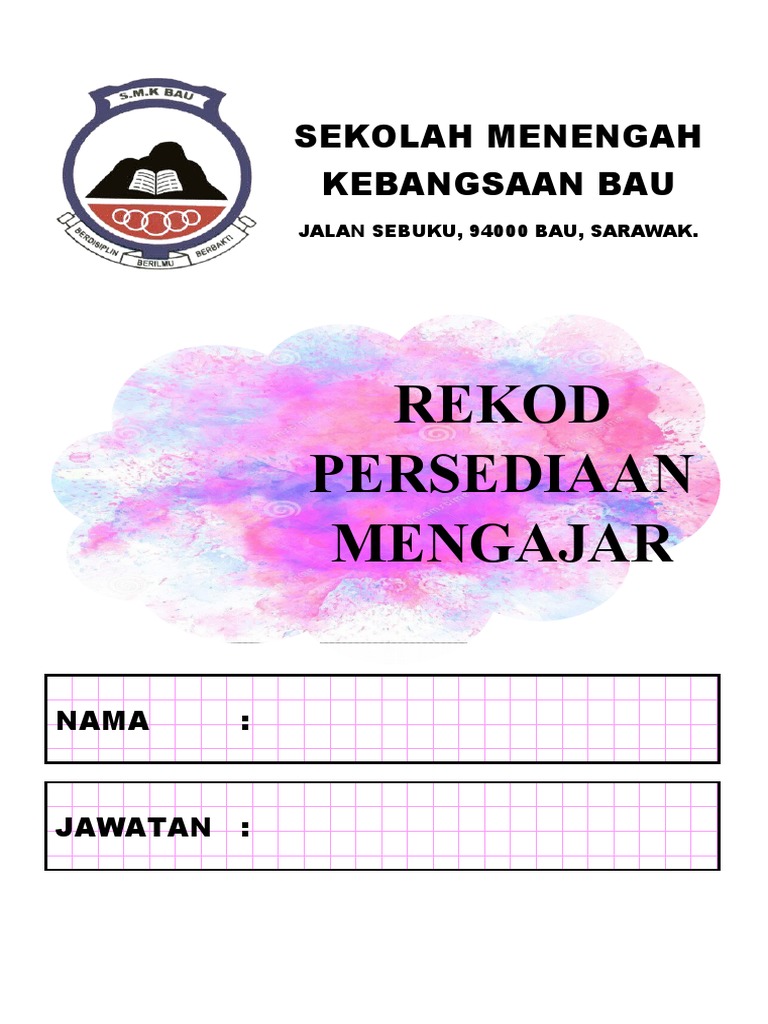 Muka Depan Fail Rekod Mengajar 2021 | PDF