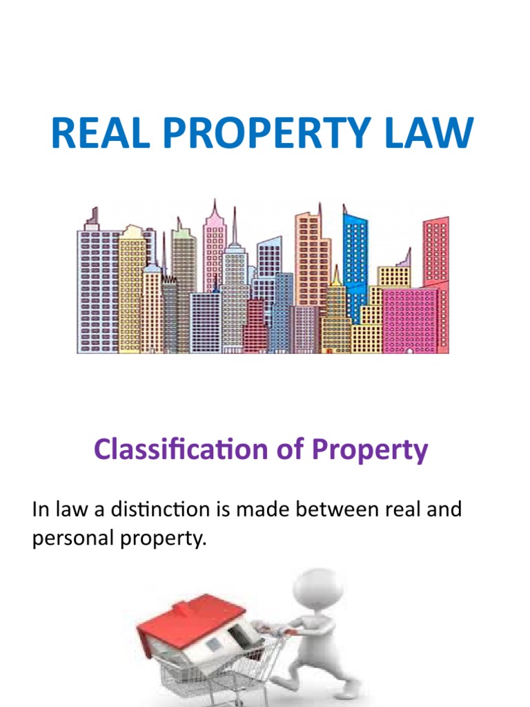 Presentation - Real Property Law | PDF | Lease | Leasehold Estate