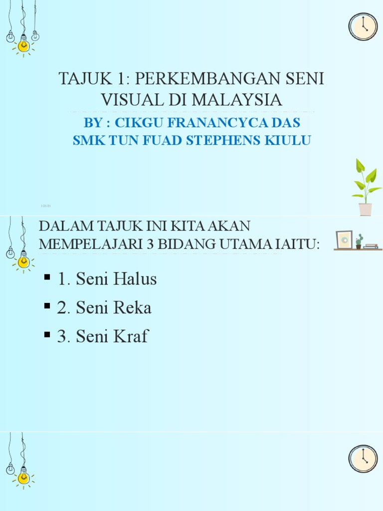 Perkembangan Seni Halus di Malaysia | PDF