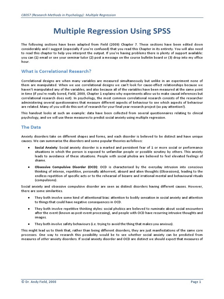 Multi Regression PDF | PDF | Business