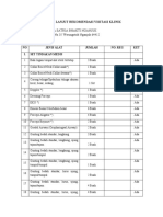 Checklist Isi Kotak p3k | PDF