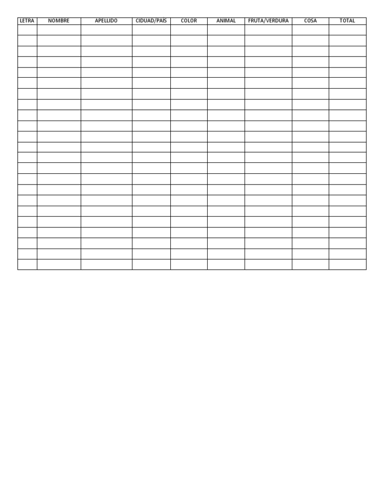 Plantilla Stop | PDF