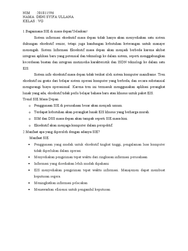 DENI SYIFA ULLANA (Kuis SIM) | PDF