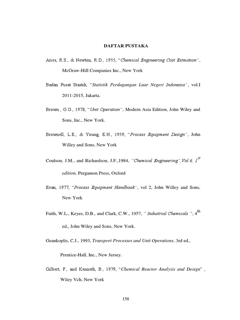 Daftar Pustaka: Edition, Pergamon Press, Oxford | PDF | Chemical ...