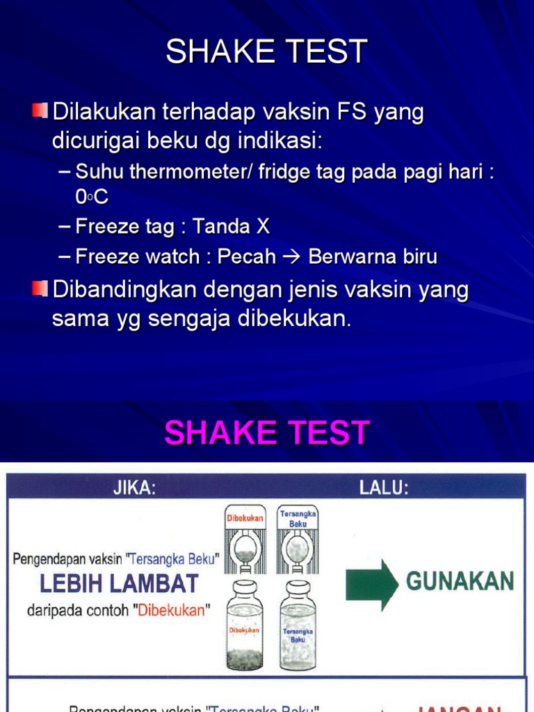 SOP Shake Test | PDF