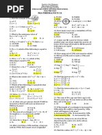 Rational Functions Practice Test | PDF | Asymptote | Function (Mathematics)