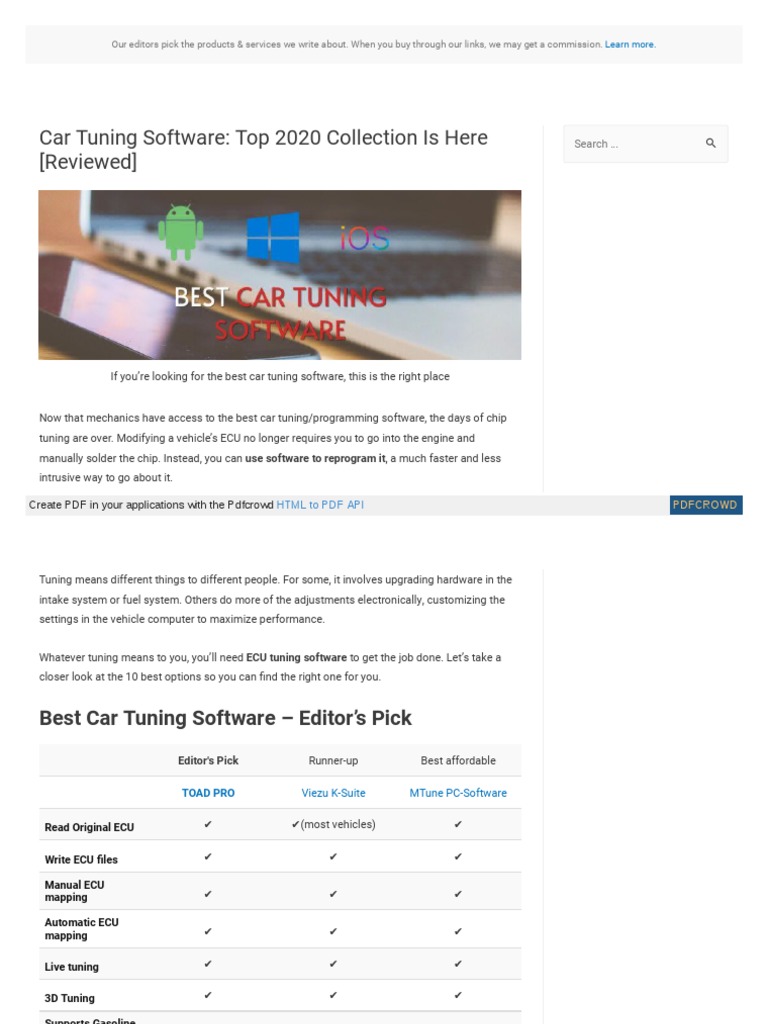 Car Tuning Software: Top 2020 Collection Is Here (Reviewed) | PDF ...