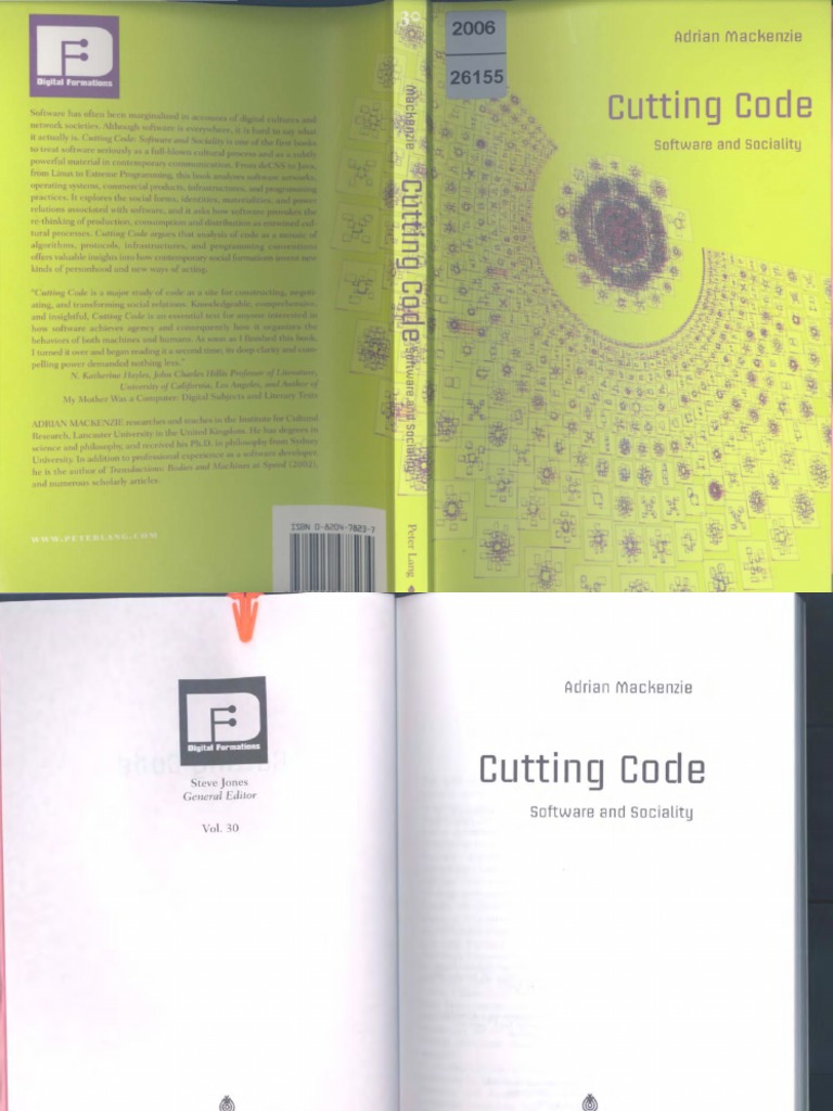 Adrian Mackenzie - Cutting Code CH 2 | PDF | Information Age | Computing