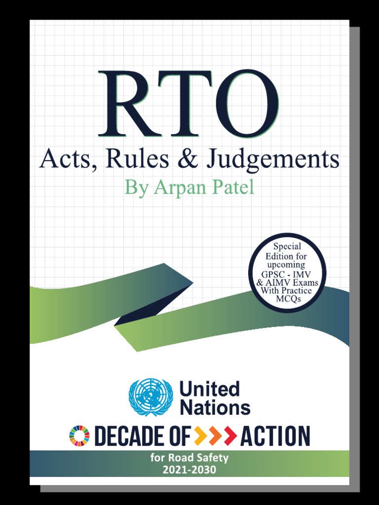 Act & Rule by Arpan Sir PDF | PDF | Driver's License | License
