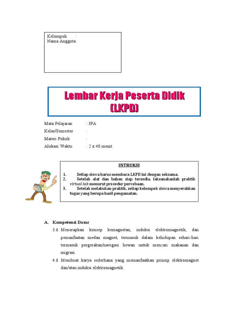 LKPD Praktik Virtual Lab Generator | PDF