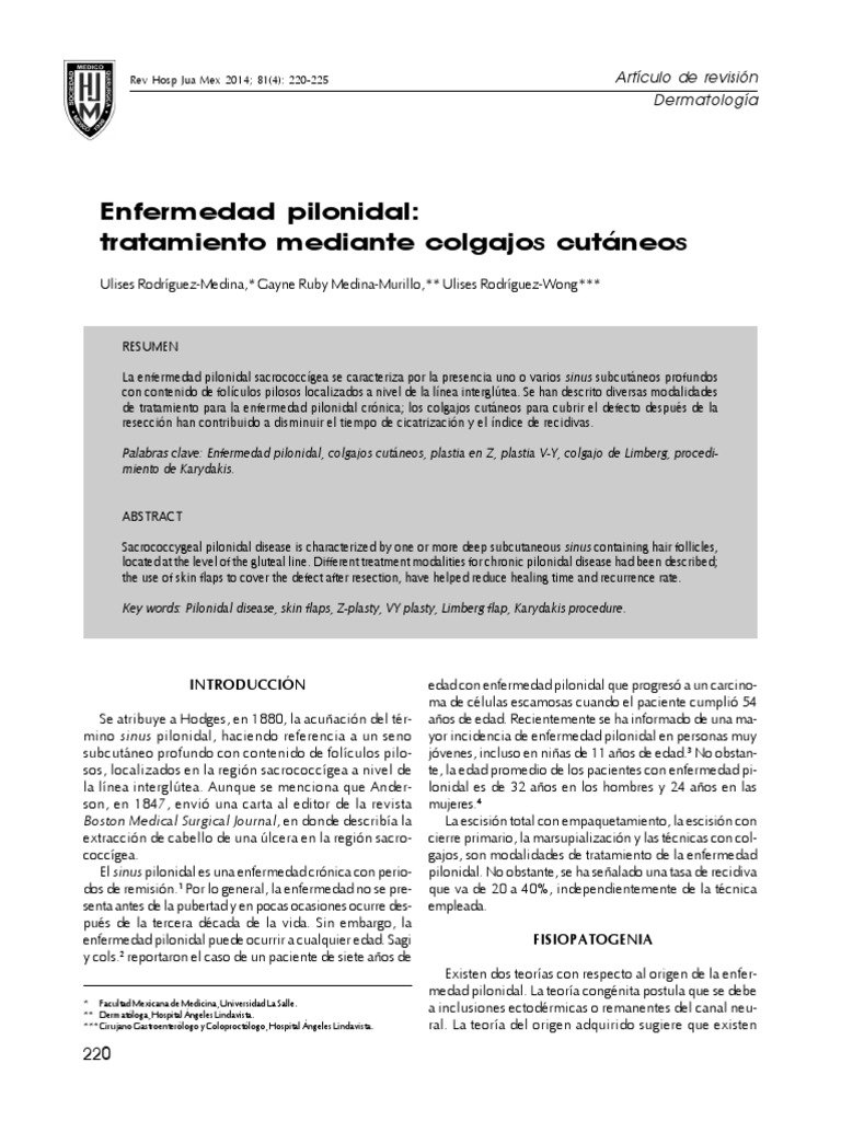 Quiste Pilonidal PDF | PDF | Medicina | Enfermedades y trastornos