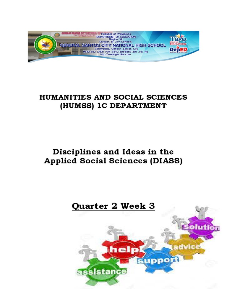 DIASS Quarter 2 Week 3 Activity Sheet | PDF | Social Science ...