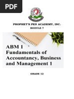 Fabm1 Module 5 | PDF | Debits And Credits | Financial Transaction