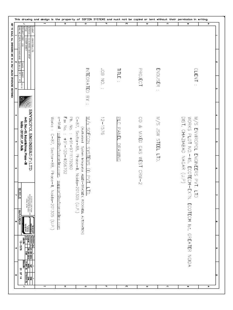 Revised PLC Drawing 250812 PDF | PDF | Electricity | Electronics