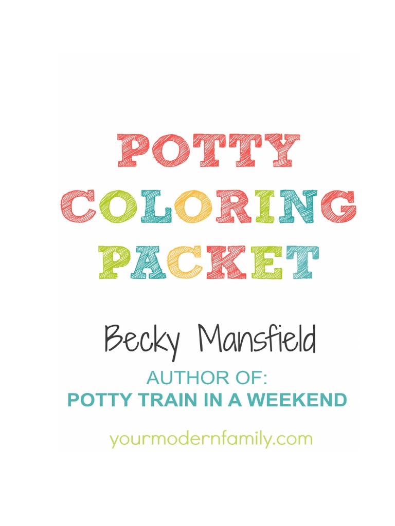 Coloring Book POTTY TRAIN PDF | PDF | Toilet | Hygiene