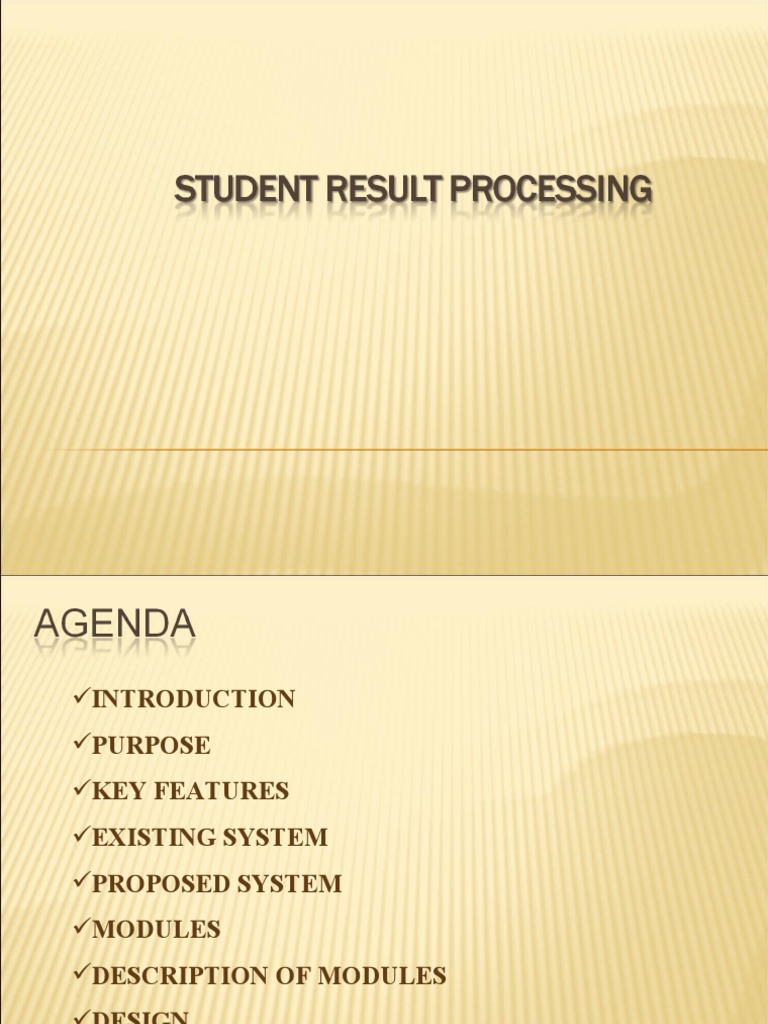 Student Result Processing System | PDF | Login | Password