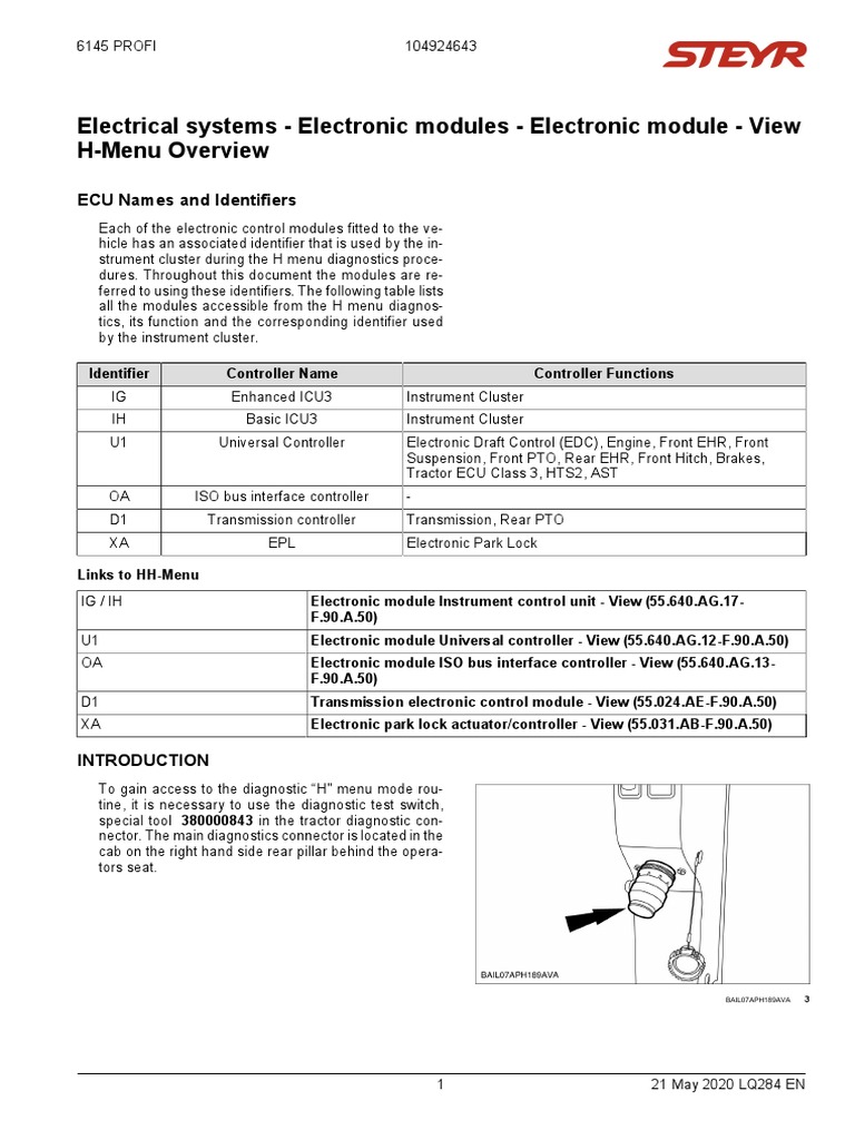 HH Menu | PDF | Menu (Computing) | Tractor