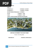 Work Method Statement For Staircase Handrail | PDF | Stairs | Screw