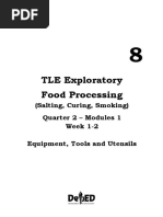 Grade 8 TLE-FOOD PROCESSING (Salting, Curing and Smoking) LAS | PDF ...