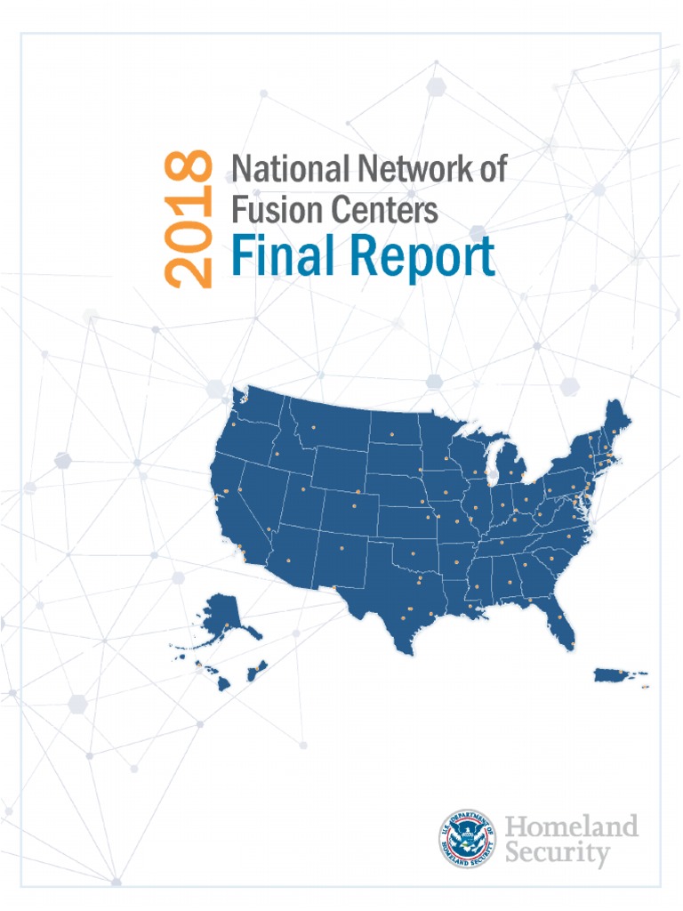 2018 National Network of Fusion Centers Final Report | PDF | United ...