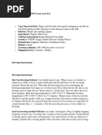 Tea Making Flowchart in 6 Steps | PDF