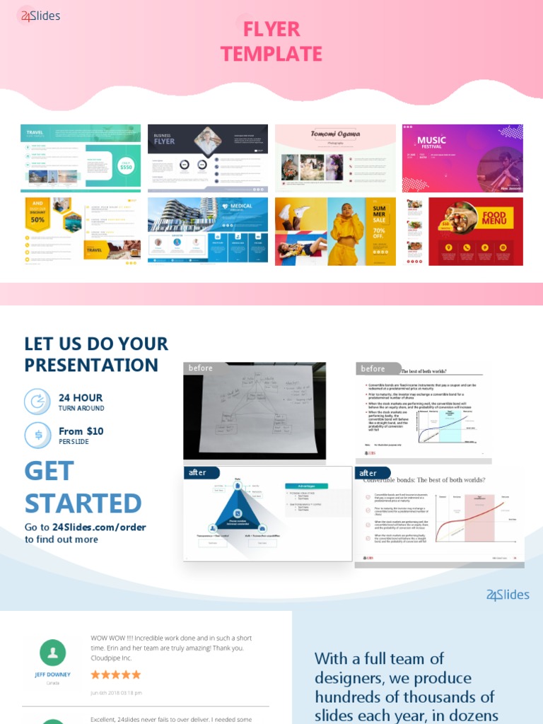 Flyer Template - Creative | PDF | Business | Economies