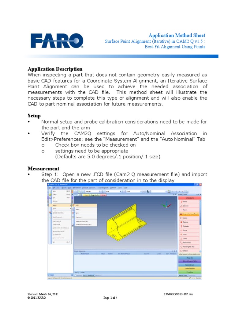 Iterative Alignment Method Sheet CAM2 | PDF | Computer Aided Design ...