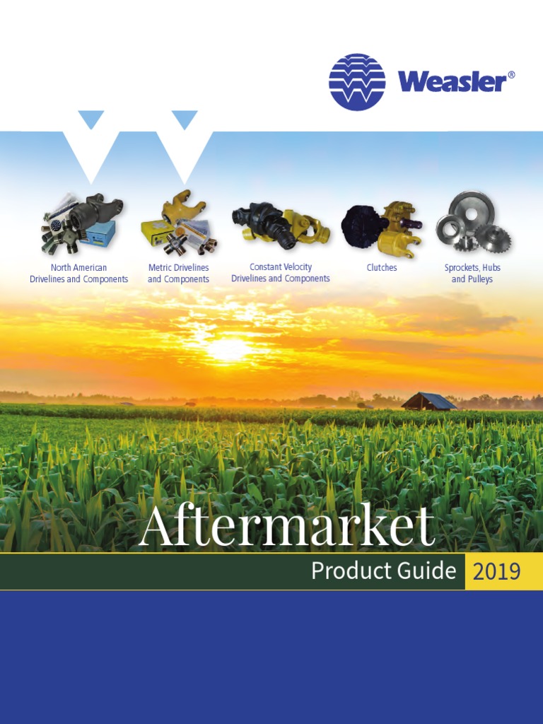 Weasler Product Catalog 2020 | PDF | Bearing (Mechanical) | Clutch